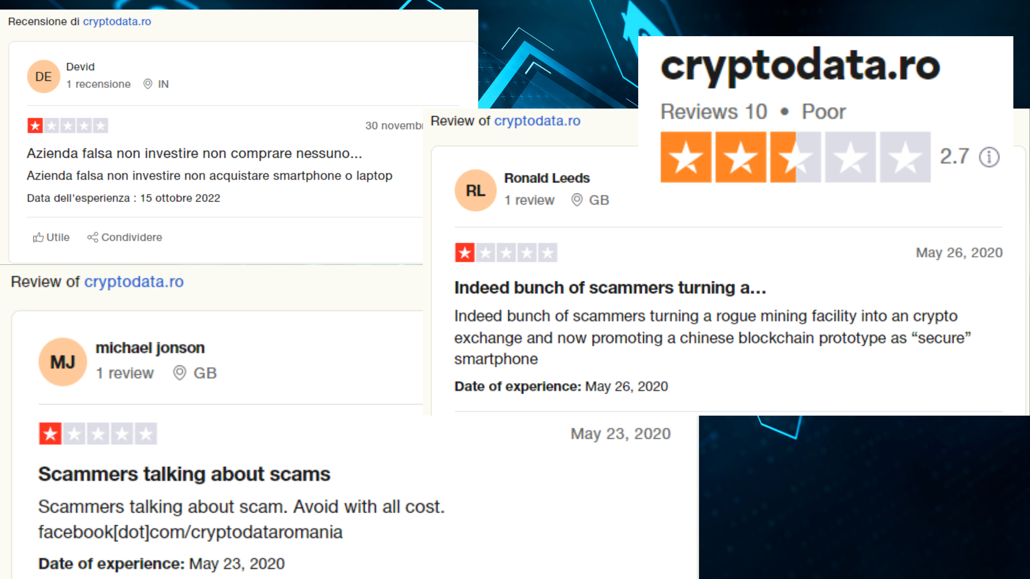 CRYPTODATA SCARED of MISTERHELMET? Questions to Ovidiu Toma, Dorna and ...